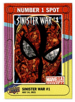 2021-22 Marvel annual Number 1 Spot Sinister War #1 #N1s-15 | eBay