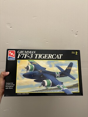 AMT ERTL Grumman F7F-3 Tigercat Model Kit 1/48 Scale WWII Airplane | eBay