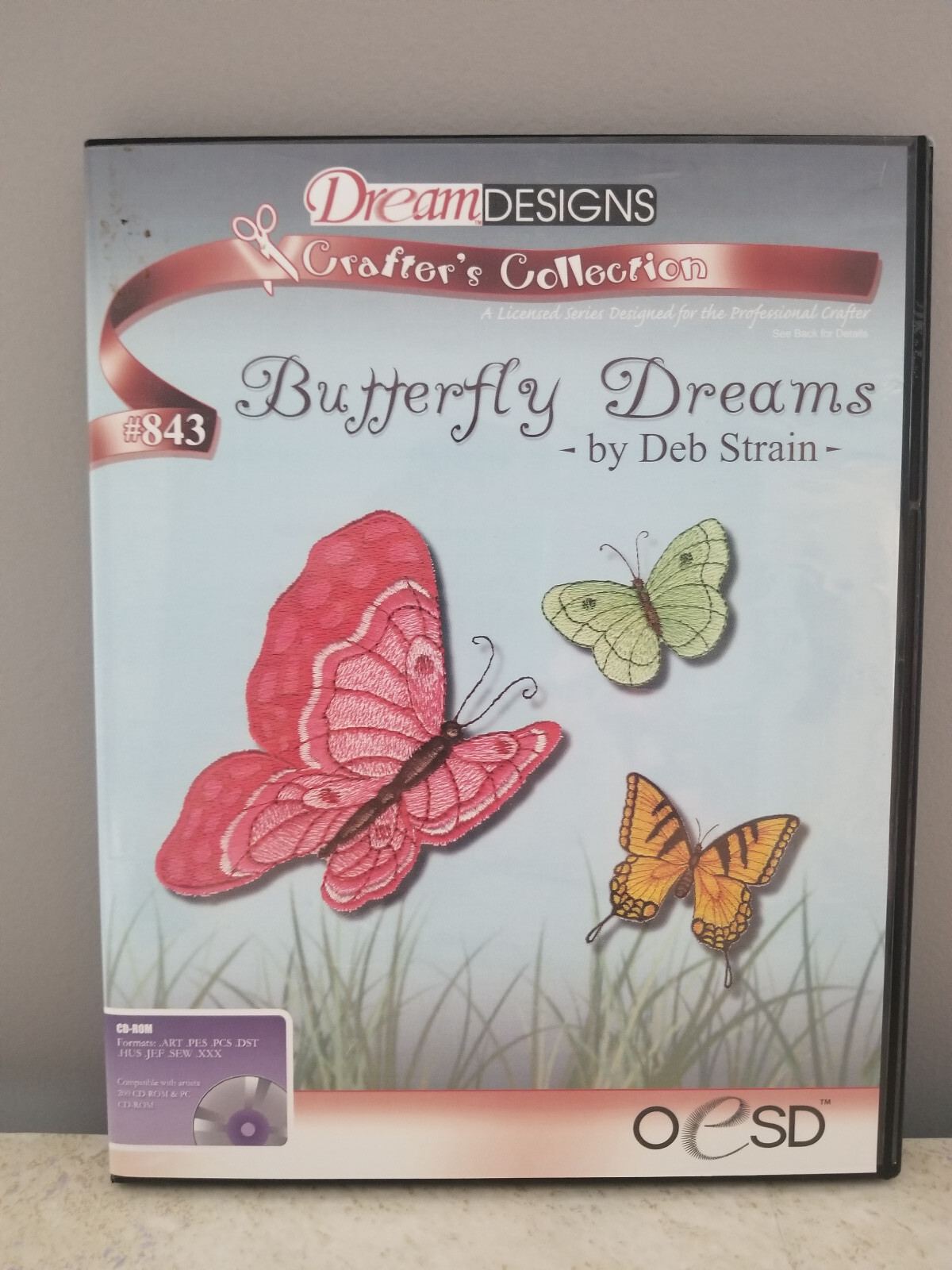 OESD Machine Embroidery Design #843 Butterfly Dreams | eBay