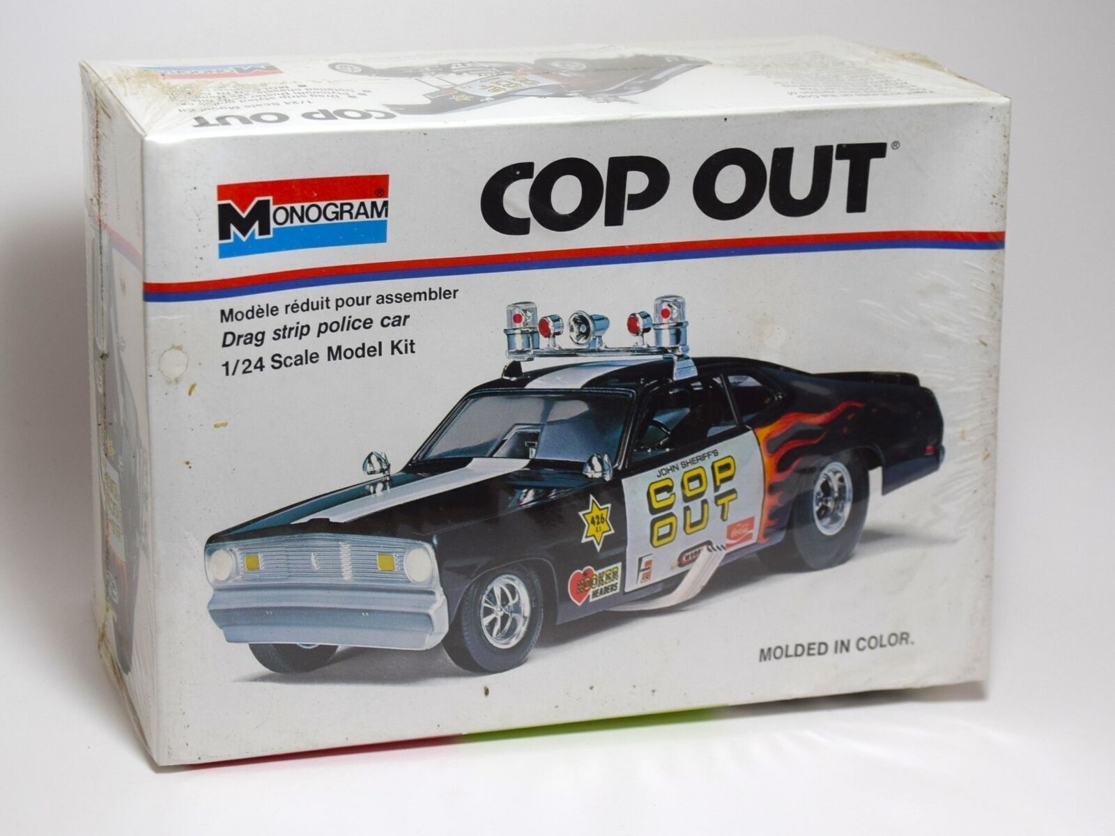 Monogram 7504 1/24 Scale Plymouth Duster Cop Out Drag Strip Police Car ...