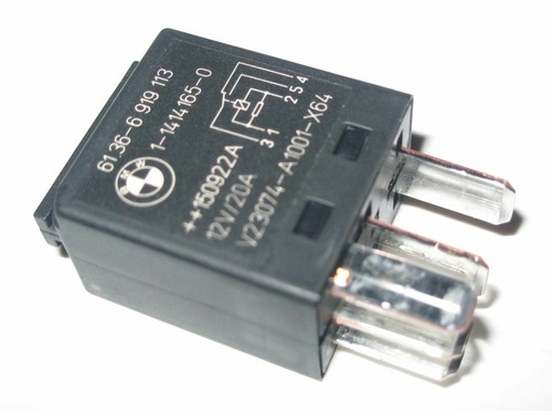 BMW Black Mini Relay 6919113 61316919113 tyco V23074-A1001-X64 New ...