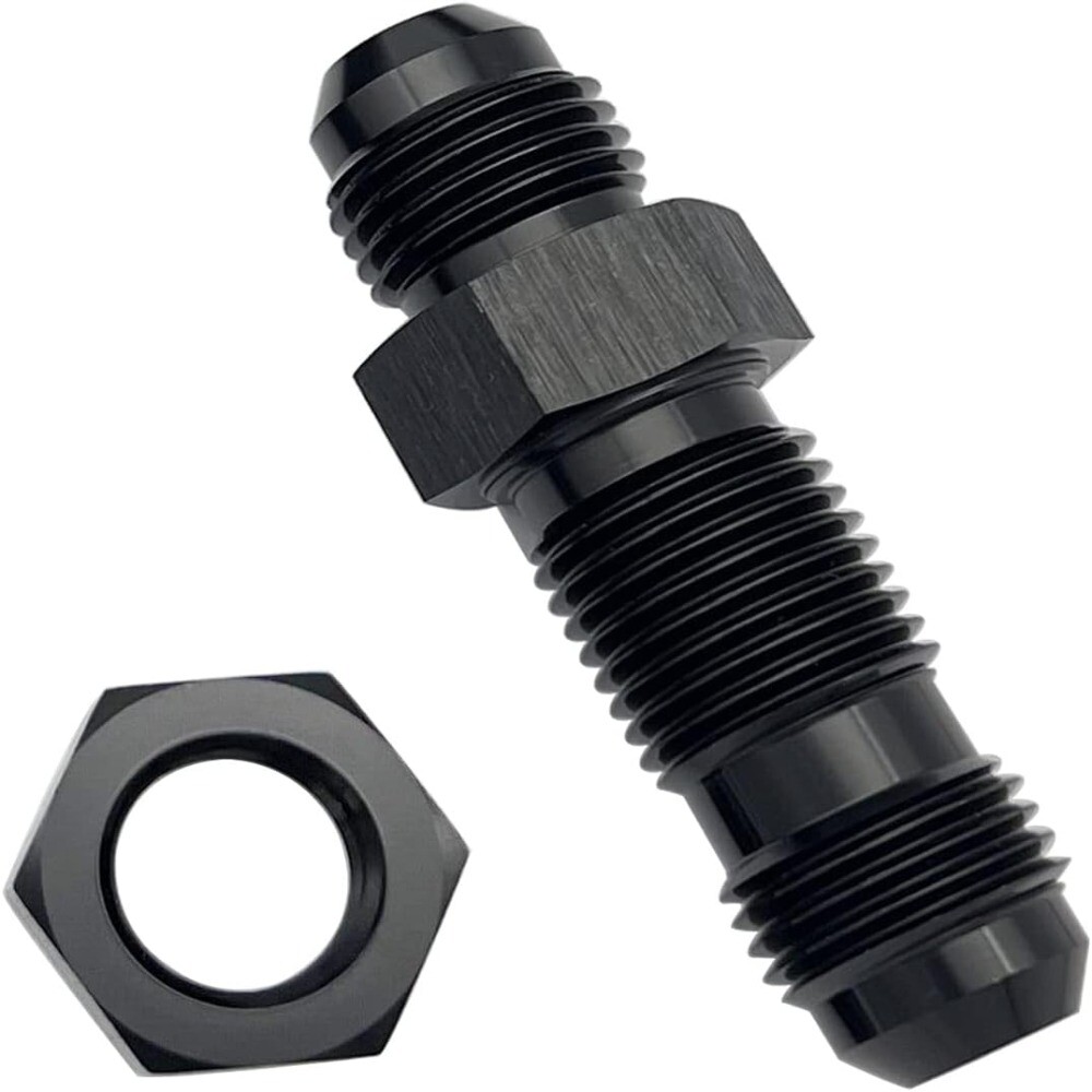 1Pc Black Male Aluminum Flare Car Assessories Parts Union For Car | eBay