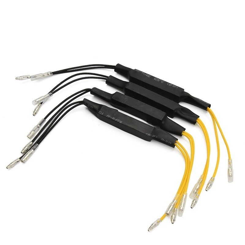 4X LED Load Resistor Motorcycle Turn Signal Indicator Flash Blinker Fix ...