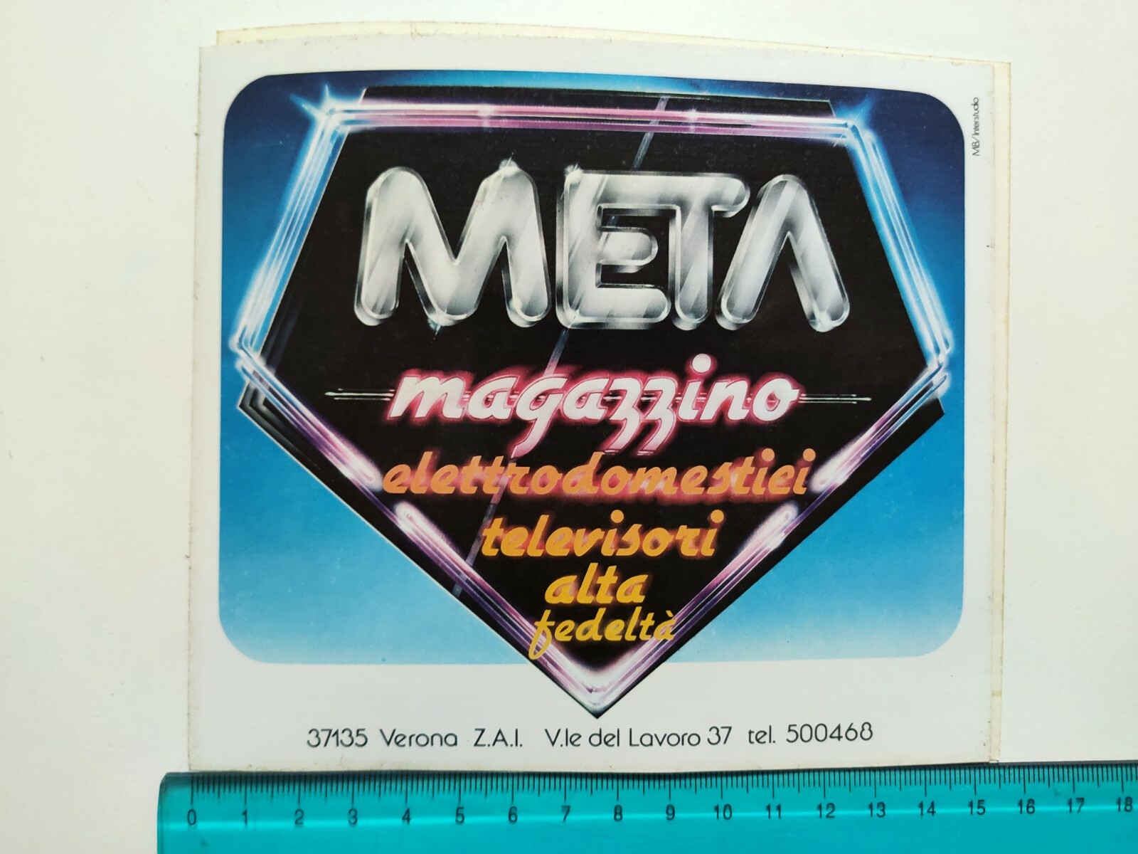 Sticker Meta Warehouse Verona Sticker Decal Sticker 80s Original | eBay UK