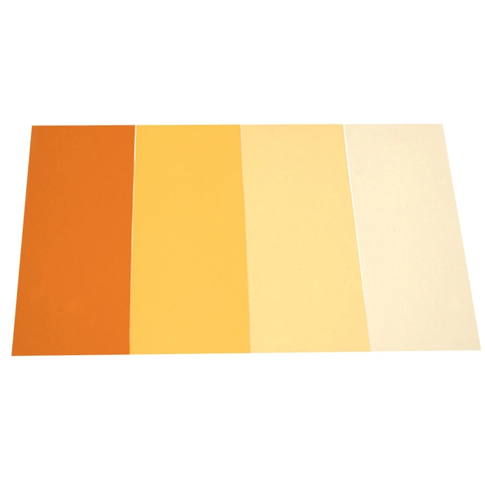 4 Pcs Correction Light Filter Film Plastic Sheets Lighting Color Filter ...