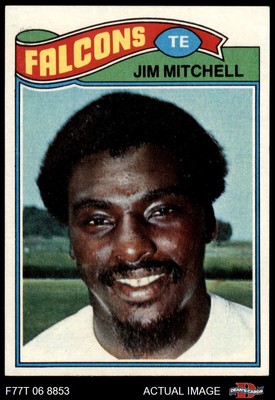 1977 Topps #79 Jim Mitchell Falcons TE Prairie View 7.5 - NM+ | eBay