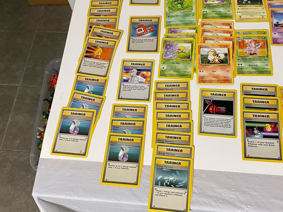 Vintage Pokémon Card Lot 299 Cards 99’ Base, Fossil, Jungle and Team ...