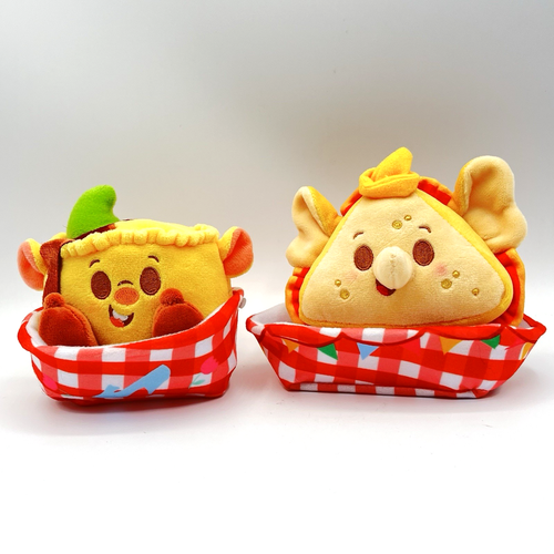 2 Disney Munchlings Playful Picnic Mini Plush Dumbo PB&J Gus Chutney ...