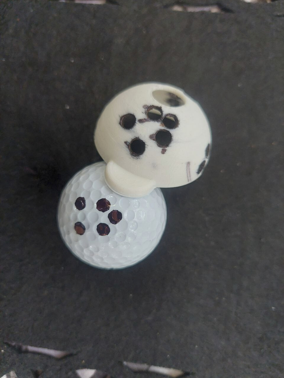 Rapsodo MLM2Pro RPT ball dot marking template. Includes clips for easy ...