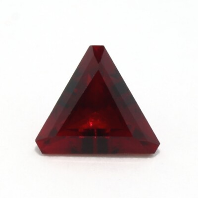 SIMULATED RED RUBY 6 MM TRIANGLE CUT 10 PIECE SET F-4340 | eBay