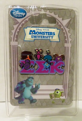 DISNEY STORE MONSTERS UNIVERSITY SLUGMA SLUGMA KAPPA EEK FRATERNITY ...