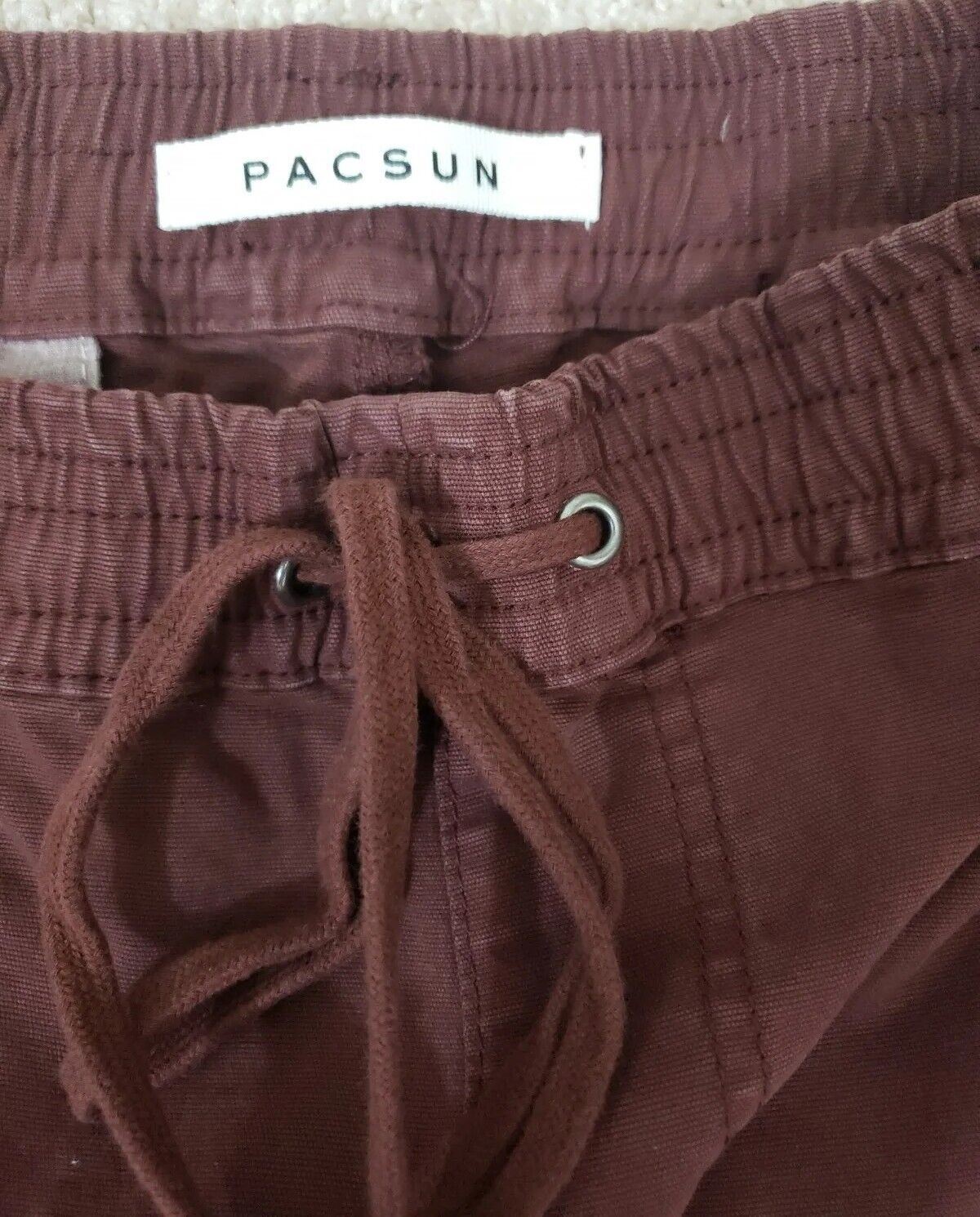 Pacsun ~Woman Size L~ Brown Elastic Cargo Pants. | eBay