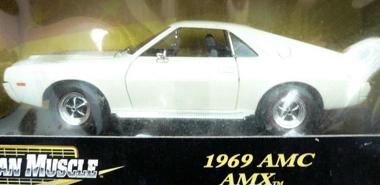 1/18, 196 AMC AMX ,white with black stripes | eBay
