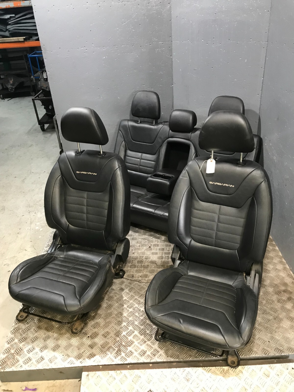 MITSUBISHI L200 2.5DI-D 2006-2014 Seat Set Leather BARBARIAN 111k A216 ...