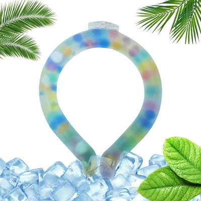 Ice Neck Cooler Collar Wearable Neck Collar with Portable Gel Ice Pack ...