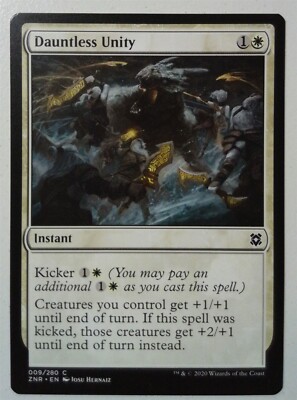 Dauntless Unity *Common* Magic MtG x1 Zendikar Rising | eBay