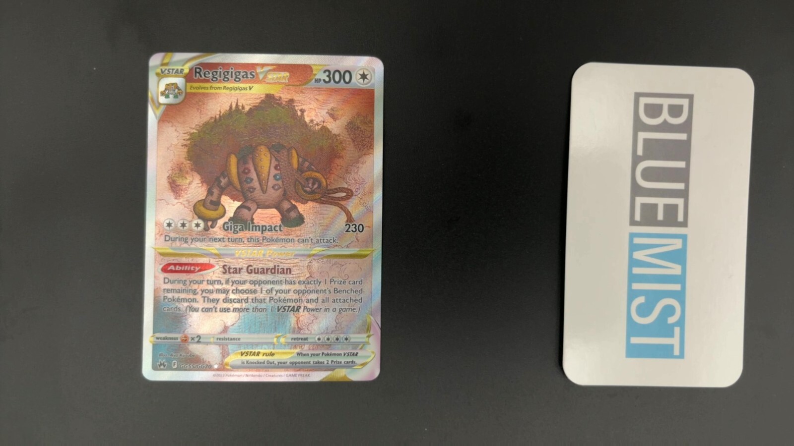 Regigigas VSTAR GG55/GG70 Crown Zenith: Galarian Gallery Holo Pokemon ...