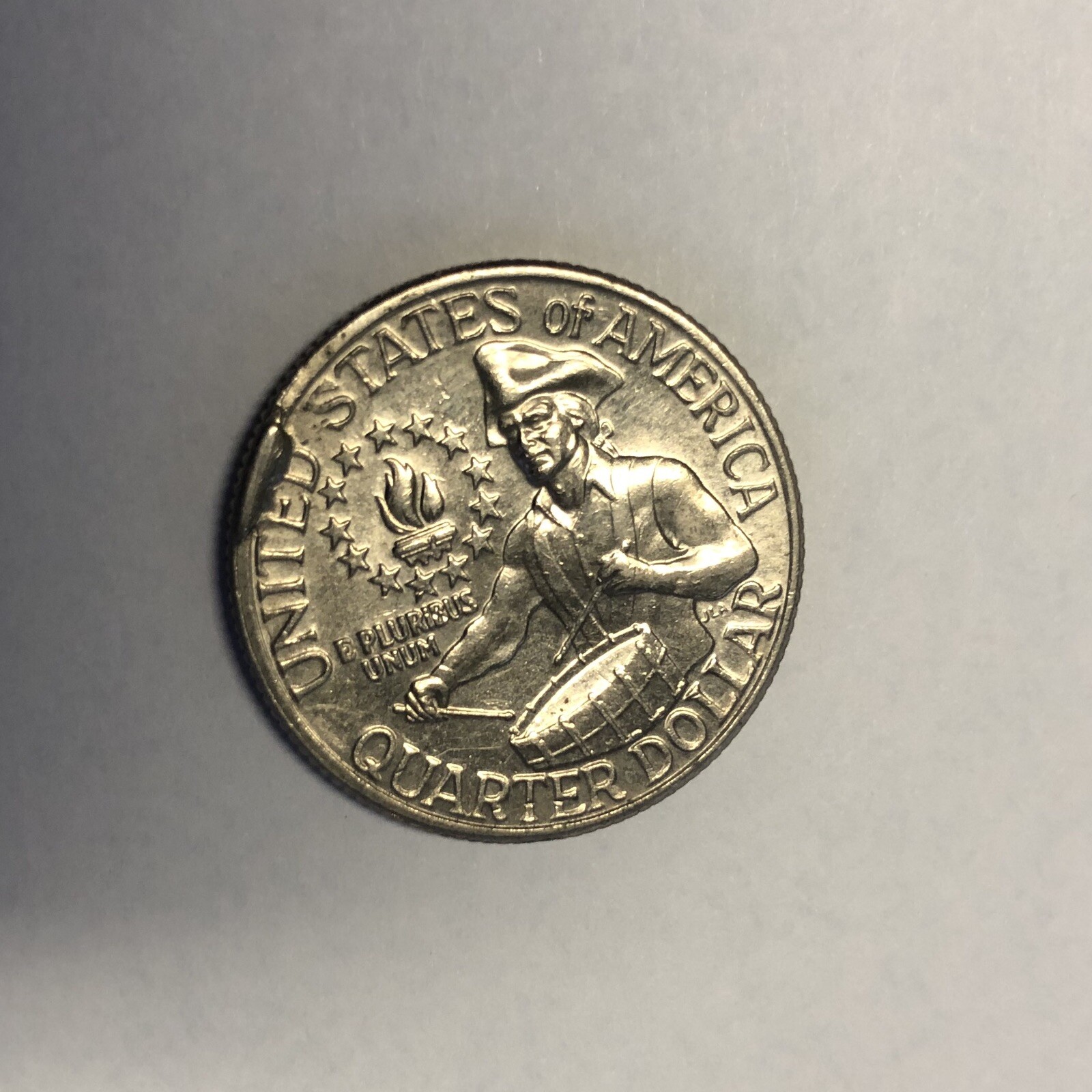 Bicentennial Quarter 1976 Cud Mint Error | eBay
