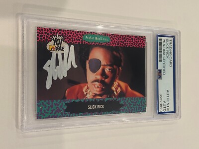 Slick Rick Signed MTV Yo Raps Card PSA Rapper Auto COA | eBay