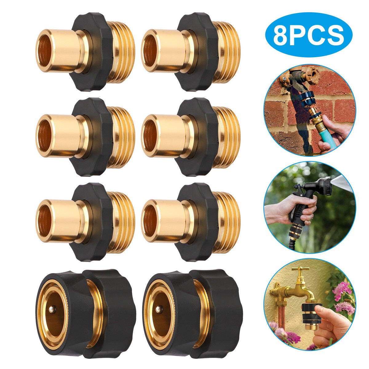 Garden Hose Quick Disconnect Fittings