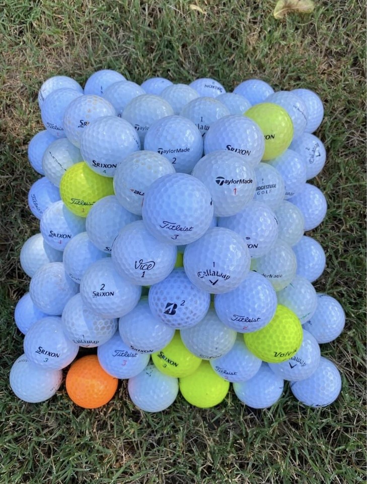 10 DOZEN PREMIUM 3A GOLF BALL MIX, ONLY TOUR CALIBER BALLS | eBay