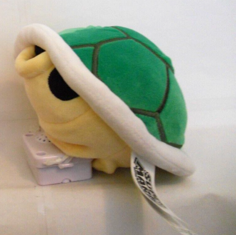 Super Mario Turtle Shell ***With Sound*** 6.5" Stuffed Toy 2022 (No ...