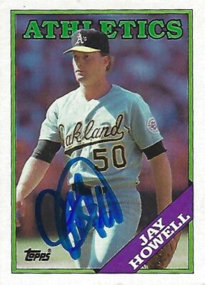 Autographed Signed 1988 Topps #690 Jay Howell Oakland Athletics | eBay