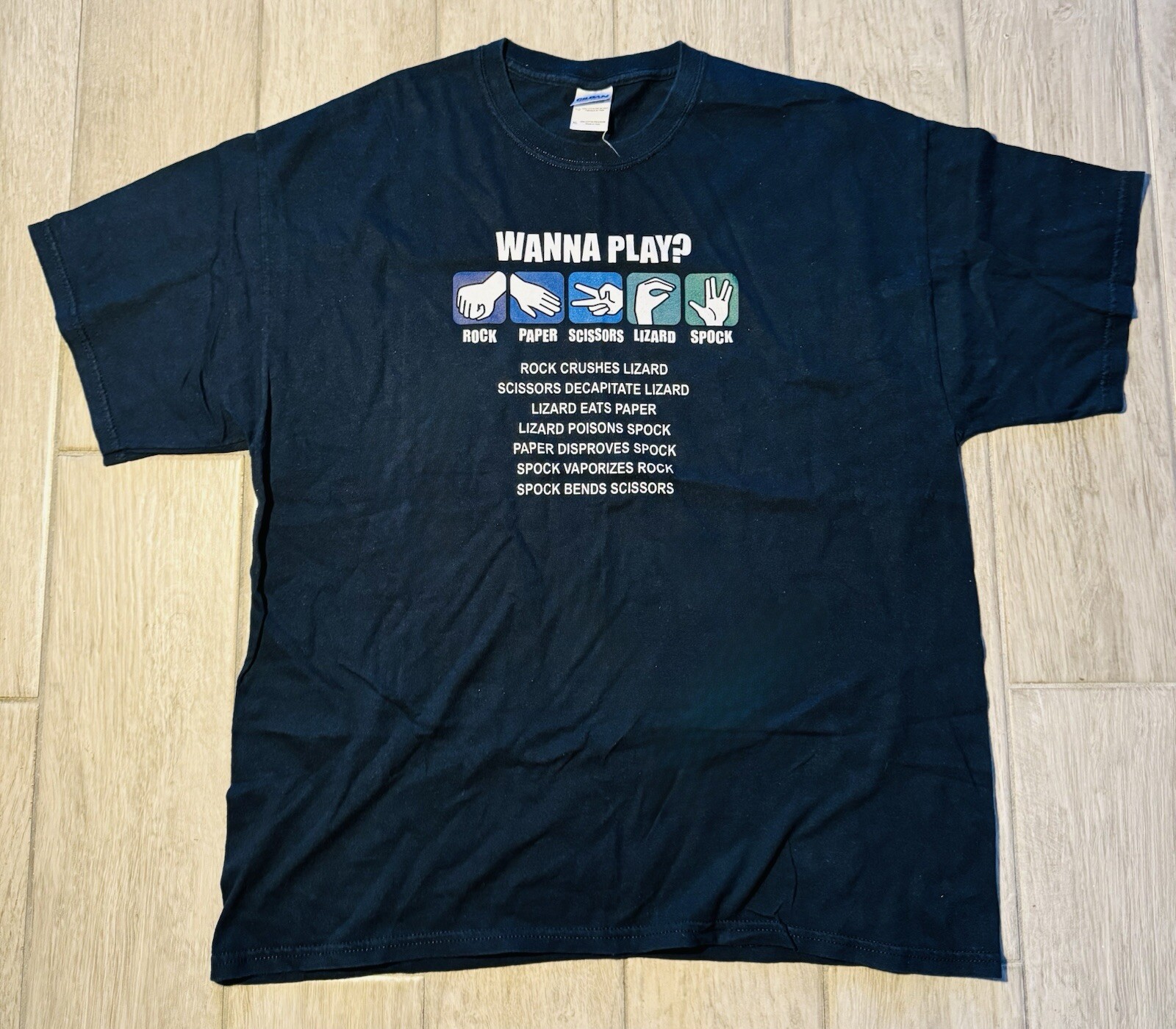 RARE Big Bang Theory Rock, Paper, Scissors, Spock She… - Gem