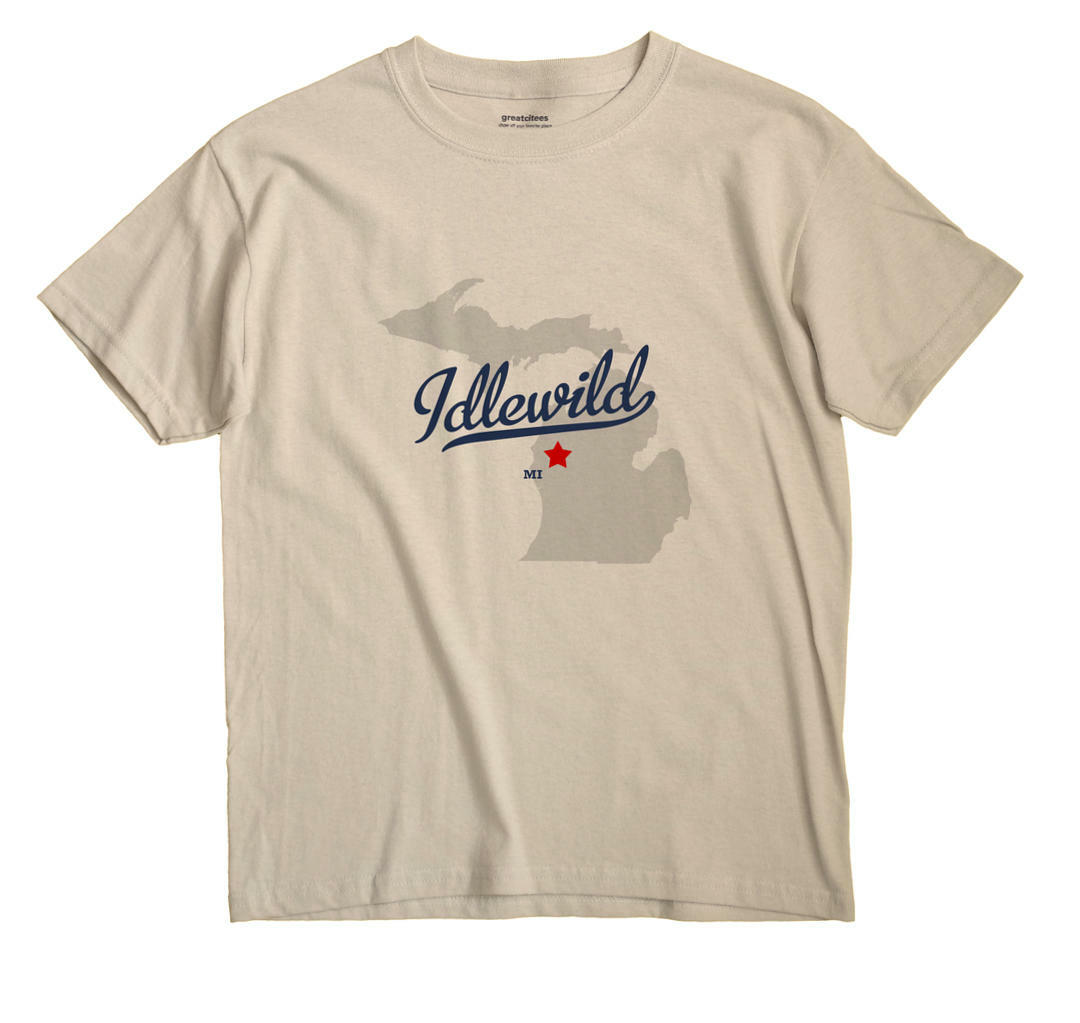 Idlewild Michigan MI T-Shirt MAP | eBay
