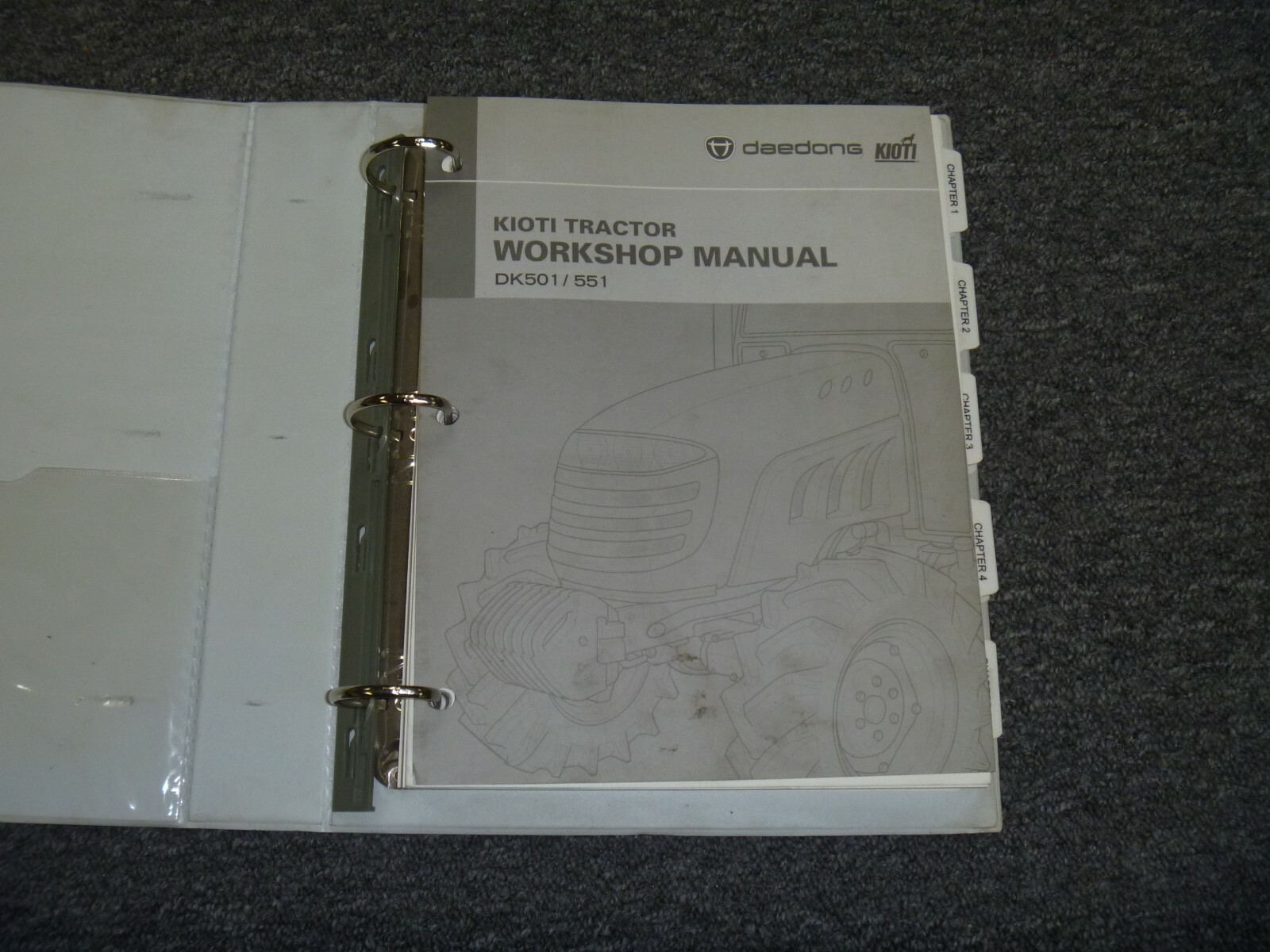 Kioti DK501 DK551 Tractor Shop Service Repair Workshop Manual xz | eBay