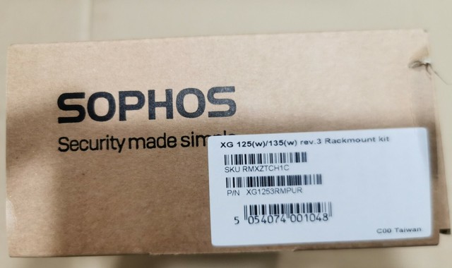 Sophos XG 125(w)/135(w) Rev.3 Rackmount Kit (RMXZTCH1C) (XG1253RMPUR ...