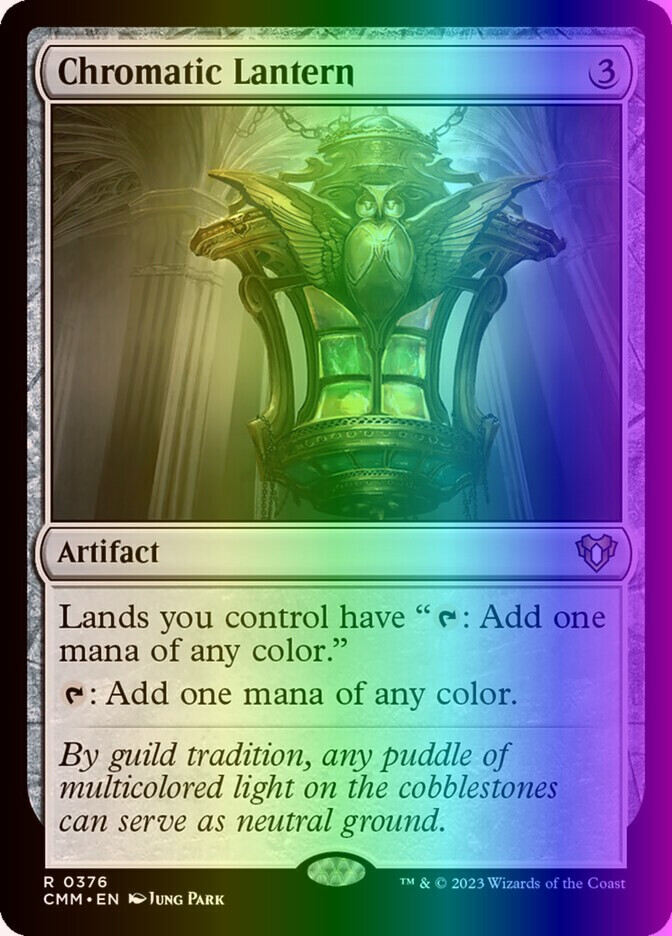 MTG Magic the Gathering Chromatic Lantern (376/1173) Commander Masters ...
