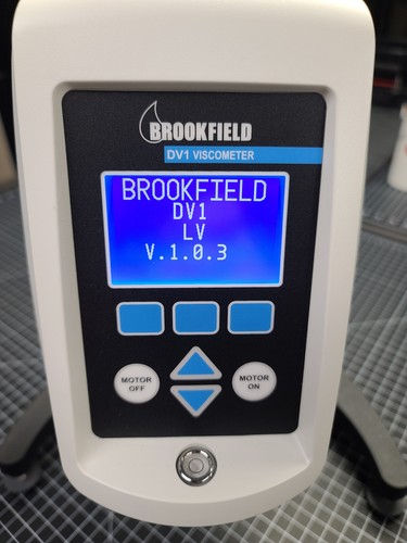 Brookfield Ametek DV1 digital Viscometer DV1MLVTJ0 & LV Spindle Set # ...