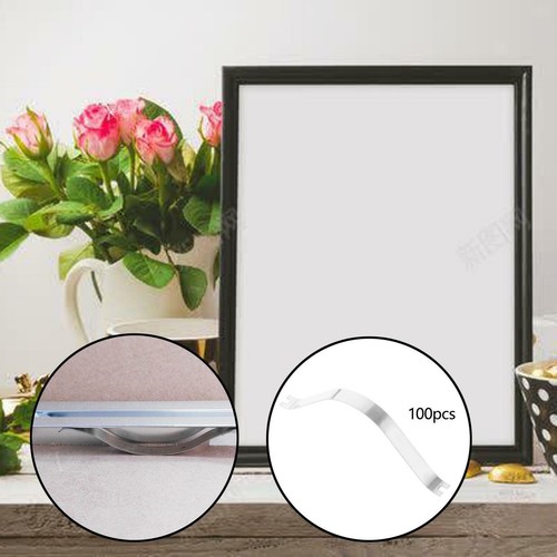100x Picture Frame Spring Clips Photoframes Art Craft Photo Framing ...