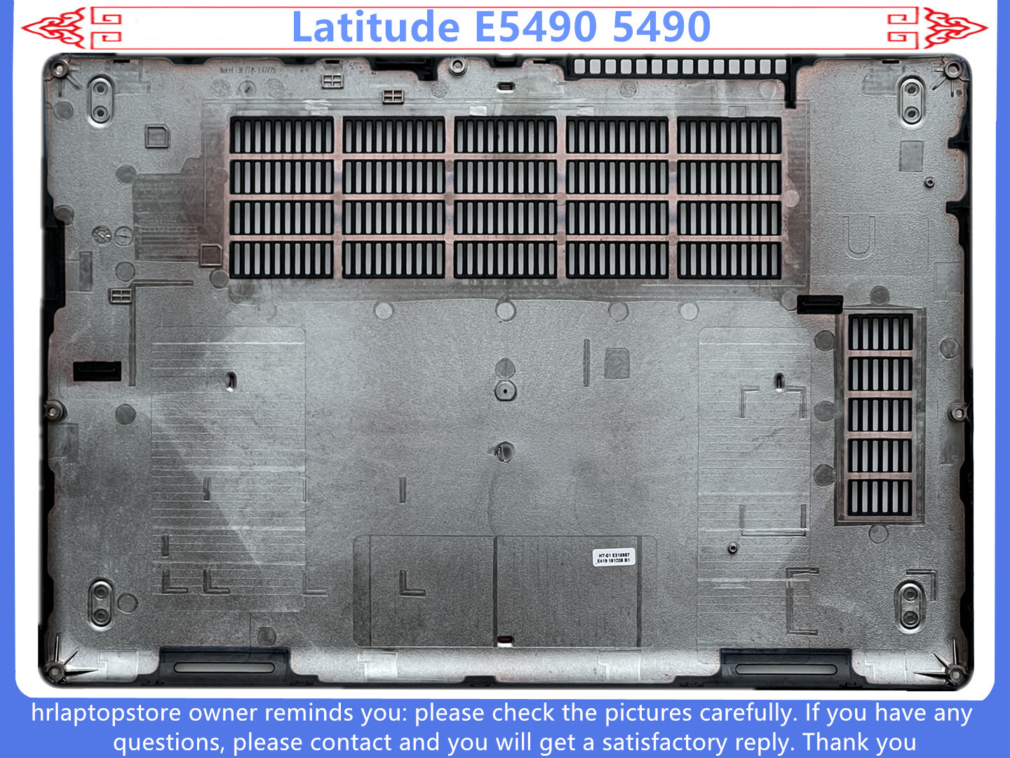 New 0TCMWR TCMWR For Dell Latitude E5490 5490 Bottom Case Lower Base ...