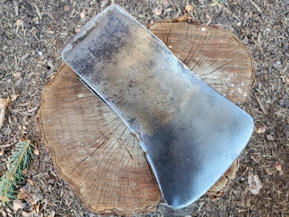 Vintage 1925 WINCHESTER 3 lb Michigan Pattern Axe Hatchet USA Camping ...