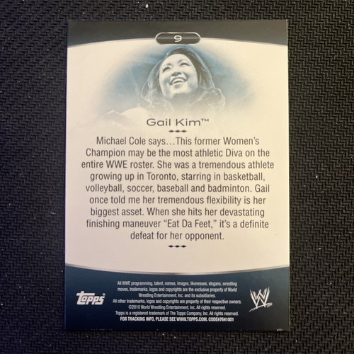 2010 Topps Platinum WWE - Gail Kim #9 for sale online | eBay