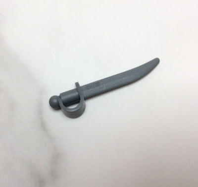 Lego Pirate Calvary Sword Cutlass Gray Minifig Weapon Accessory Part ...