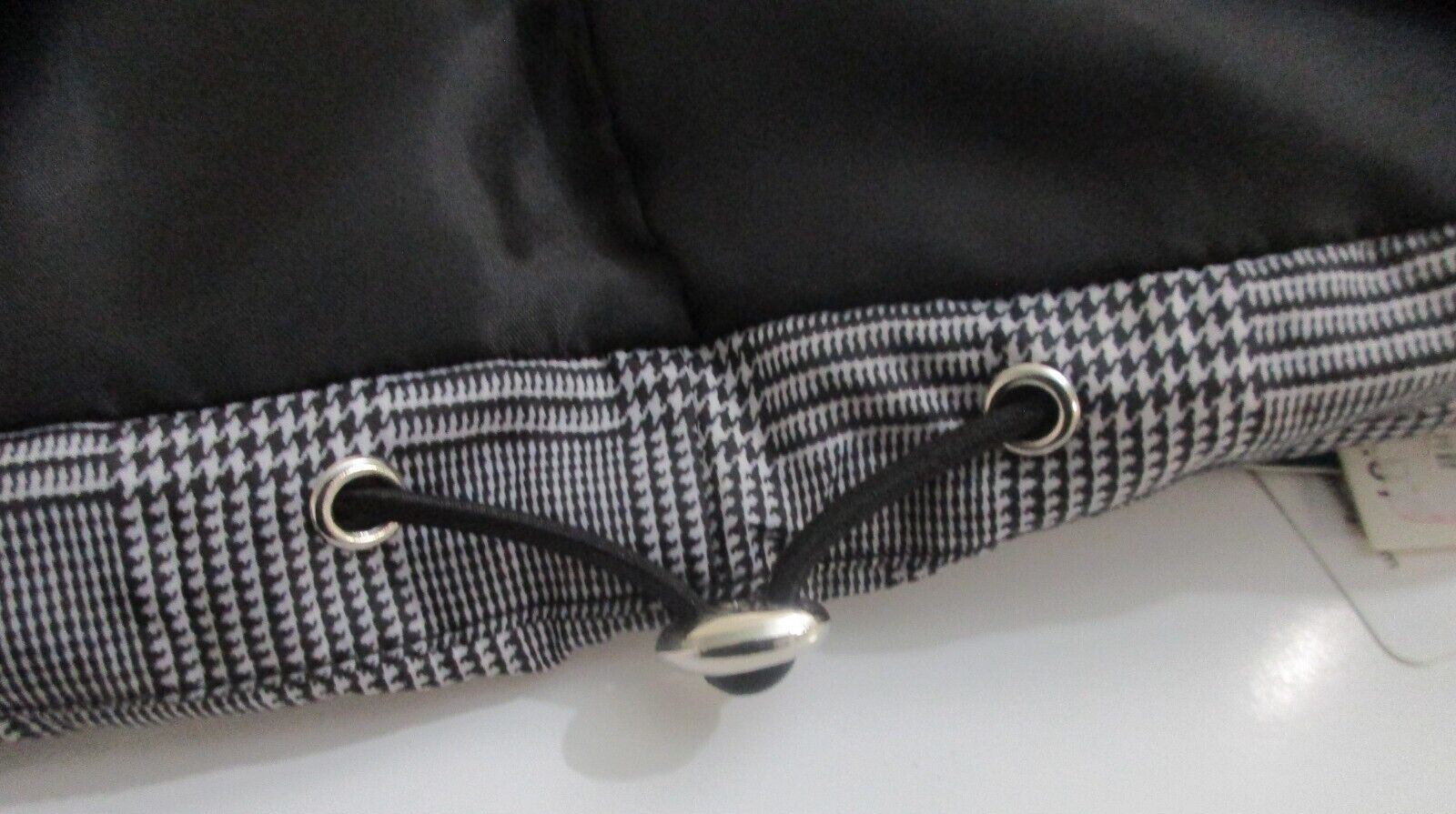 Sebby Women's Black /White Plaid puff short SP9119 Jacket Size M | eBay