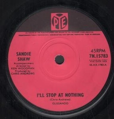 Sandie Shaw I'll Stop At Nothing 7" vinyl UK Pye 1965 Solid label ...