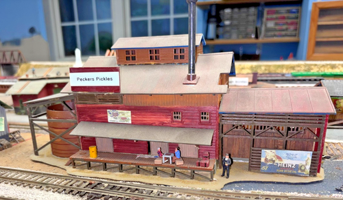 Built up HO Scale Pickle Factory | eBay