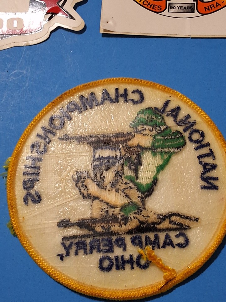 CAMP PERRY OHIO NATIONAL MATCHES PATCH PATCHES MILITARY GUARD SHOOTING ...