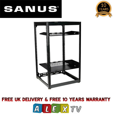 SANUS 35" Skeleton AV Rack 20U Component Series CFR1620 Stackable ...