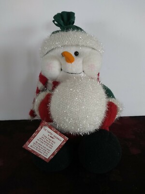Toe Tappin Snowman By Ganz Animated Musical Christmas Snowman Plush ...