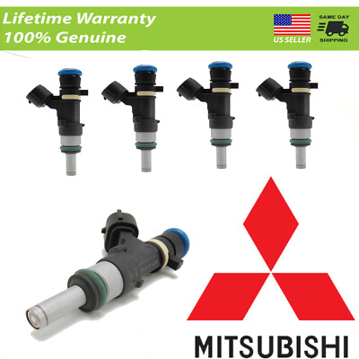 X4 Bosch FUEL INJECTORS Mitsubishi Lancer 2008 - 2013 2.0L 1465A029 | eBay
