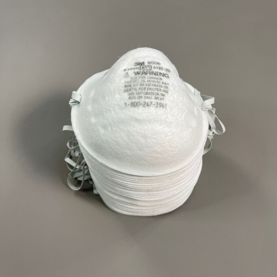 3M 8000 Particle N95 Mask (90-Pack) 1289-03 USA (New) | eBay