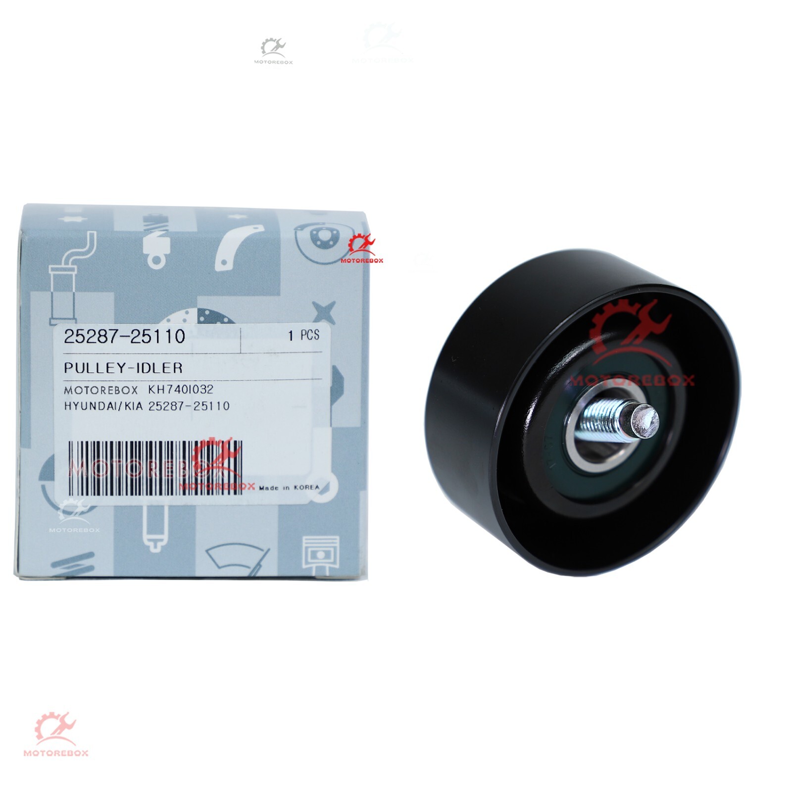 Belt Idler Pulley for 10-15 Hyundai Santa Fe Sonata Tucson 2528725110 ...