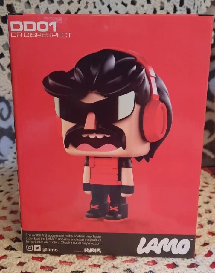 DR Disrespect LAMO AR LIMITED EDITION Vinyl Figure DD01 BRAND NEW in ...