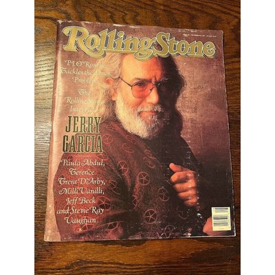 1989 Rolling Stone Magazine- Jerry Garcia Cover Issue #566 Nov 30 | eBay