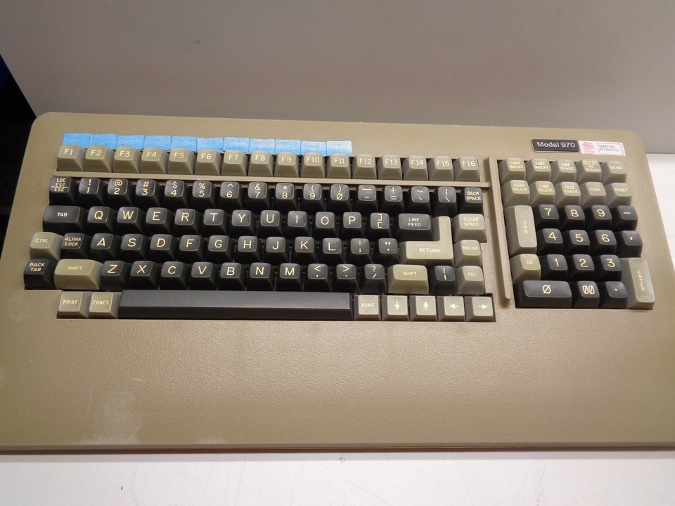 Televideo TS-1605 Vintage Computer W/Model 970 Keyboard In Original ...